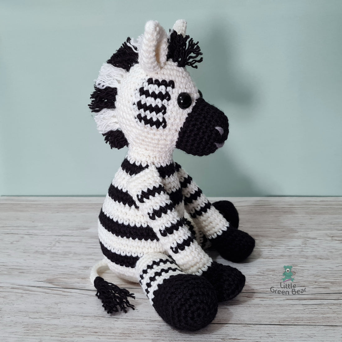 PDF Zebra Crochet Pattern, Zach the Zebra Crochet Pattern, Crochet Pat ...