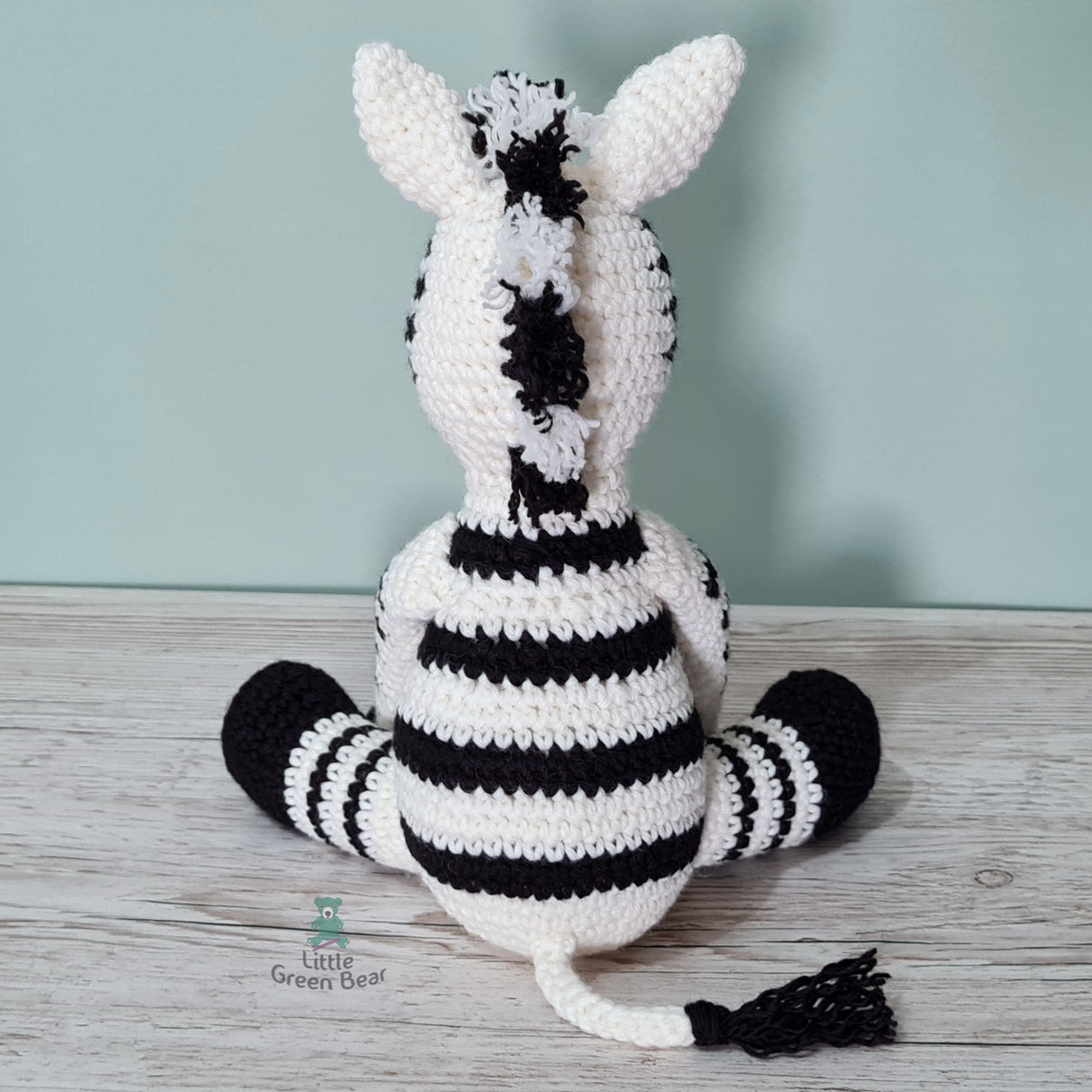 PDF Zebra Crochet Pattern, Zach the Zebra Crochet Pattern, Crochet Pat ...