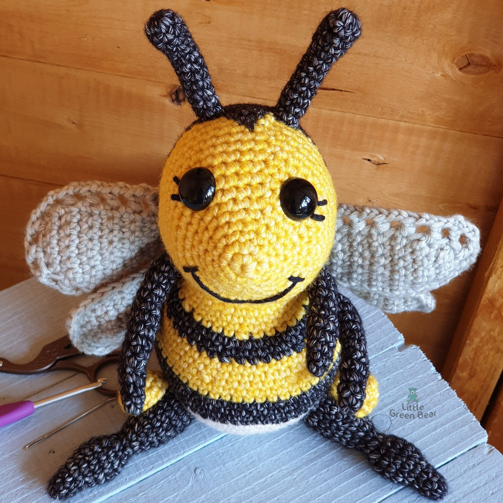 PDF Bumblebee Crochet Pattern, Becky the Bumblebee Crochet Pattern, Cr ...