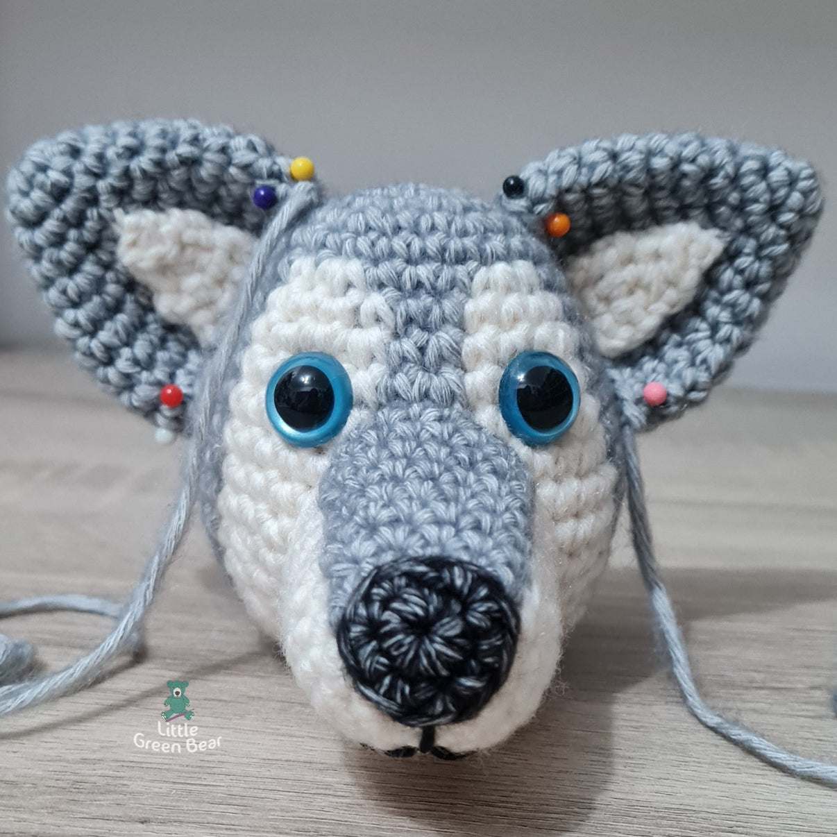 PDF Wolf Crochet Pattern, Wilbur the Wolf Crochet Pattern, Crochet Pat ...