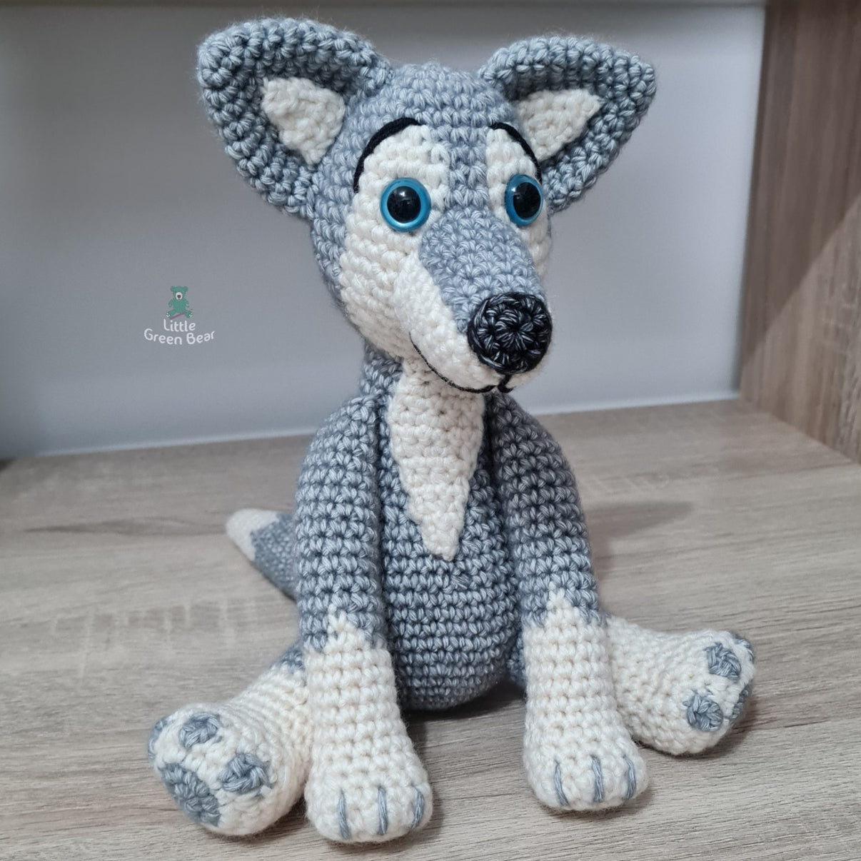 PDF Wolf Crochet Pattern, Wilbur the Wolf Crochet Pattern, Crochet Pat ...