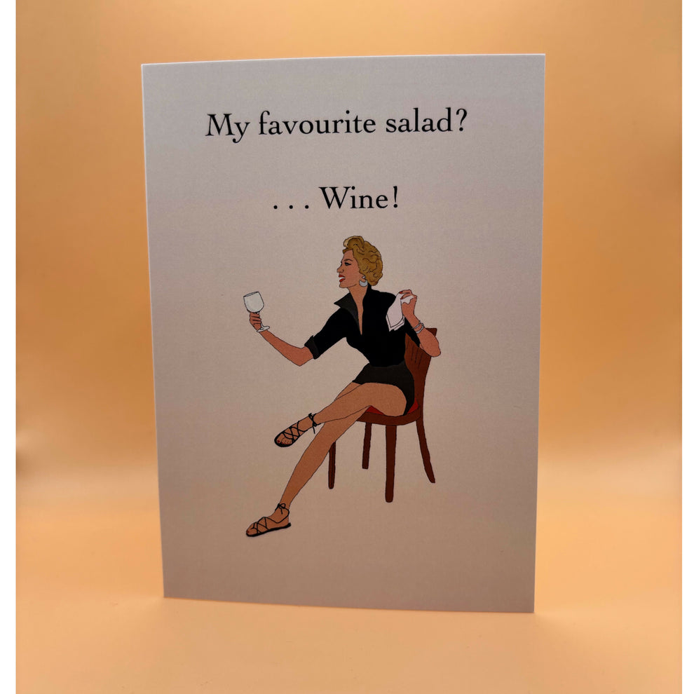 Salad Greeting Card – Kraft Space