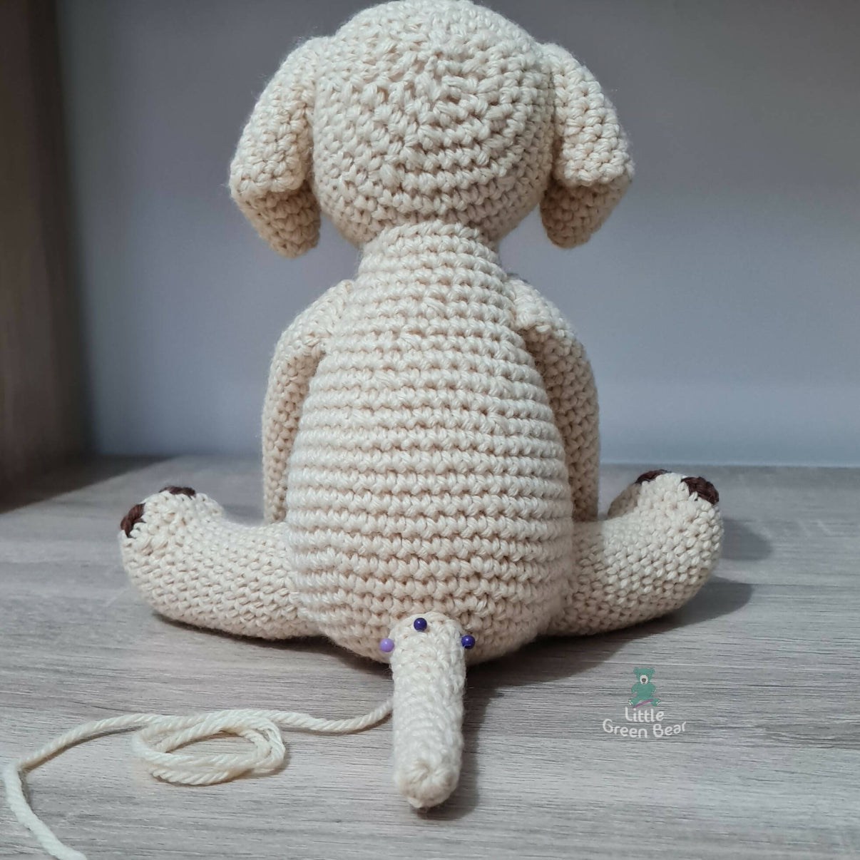 PDF Labrador Crochet Pattern, Lenny the Labrador Crochet Pattern, Croc ...